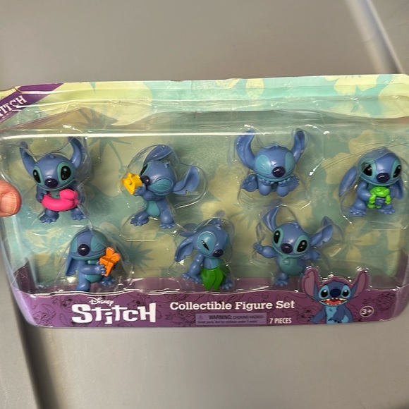 Disney | Toys | New In Box Stitch Figures 7 Stitch Figures In Total ...